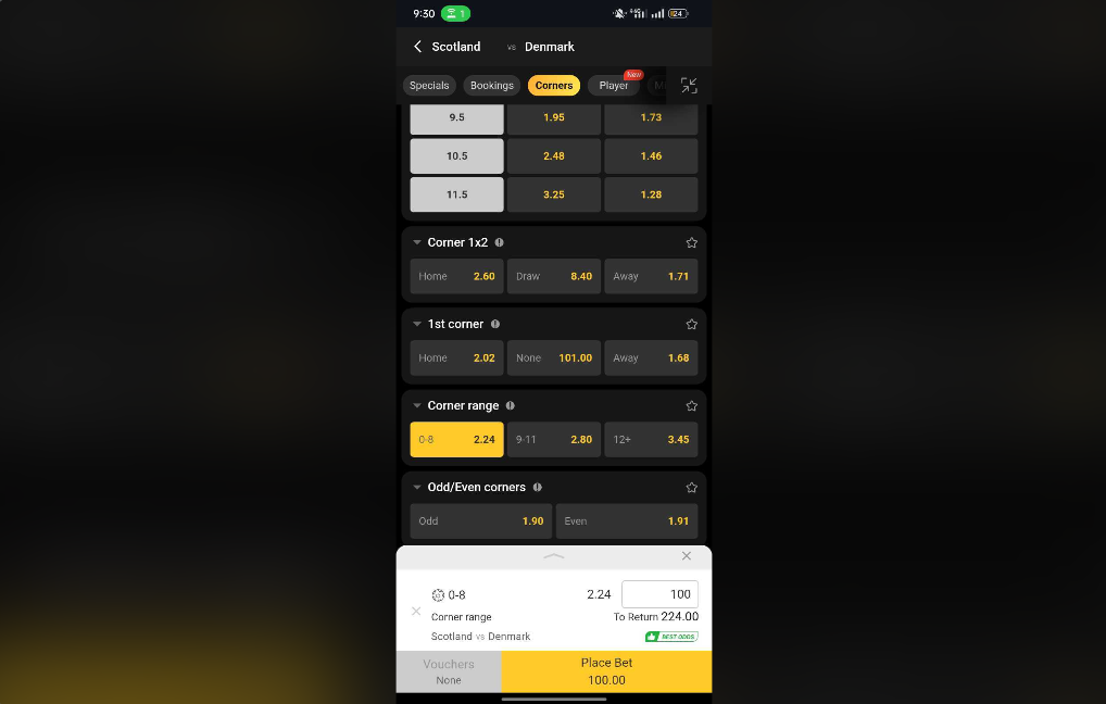 Corner Range: Meaning and How to Play – MSport