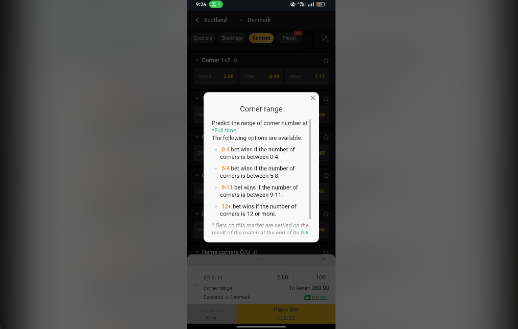 Corner Range: Meaning and How to Play – MSport