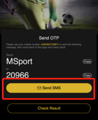 "ONE KEY REGISTER" to Msport – MSport